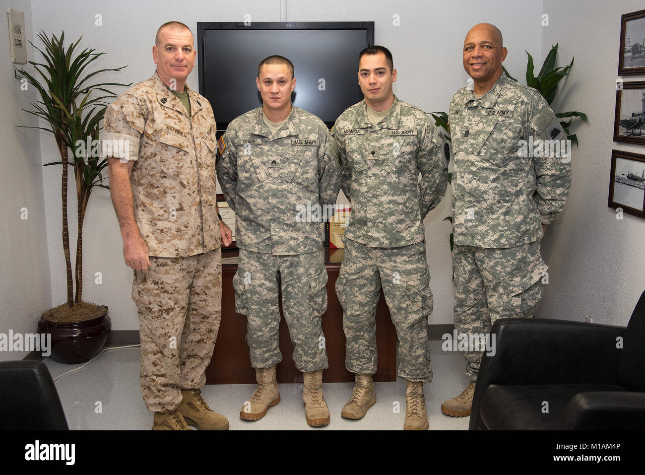 Images from Tech Sgt. Gallahan, SEAC photographer, showing Sgt. Maj ...