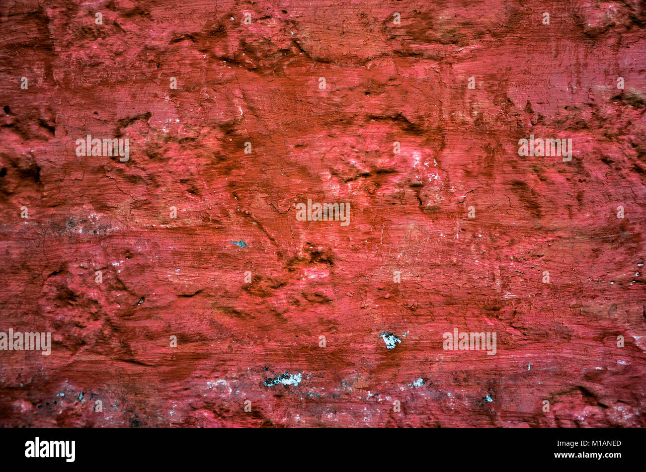 Red, Rough and Textured Wall Stock Photo - Alamy