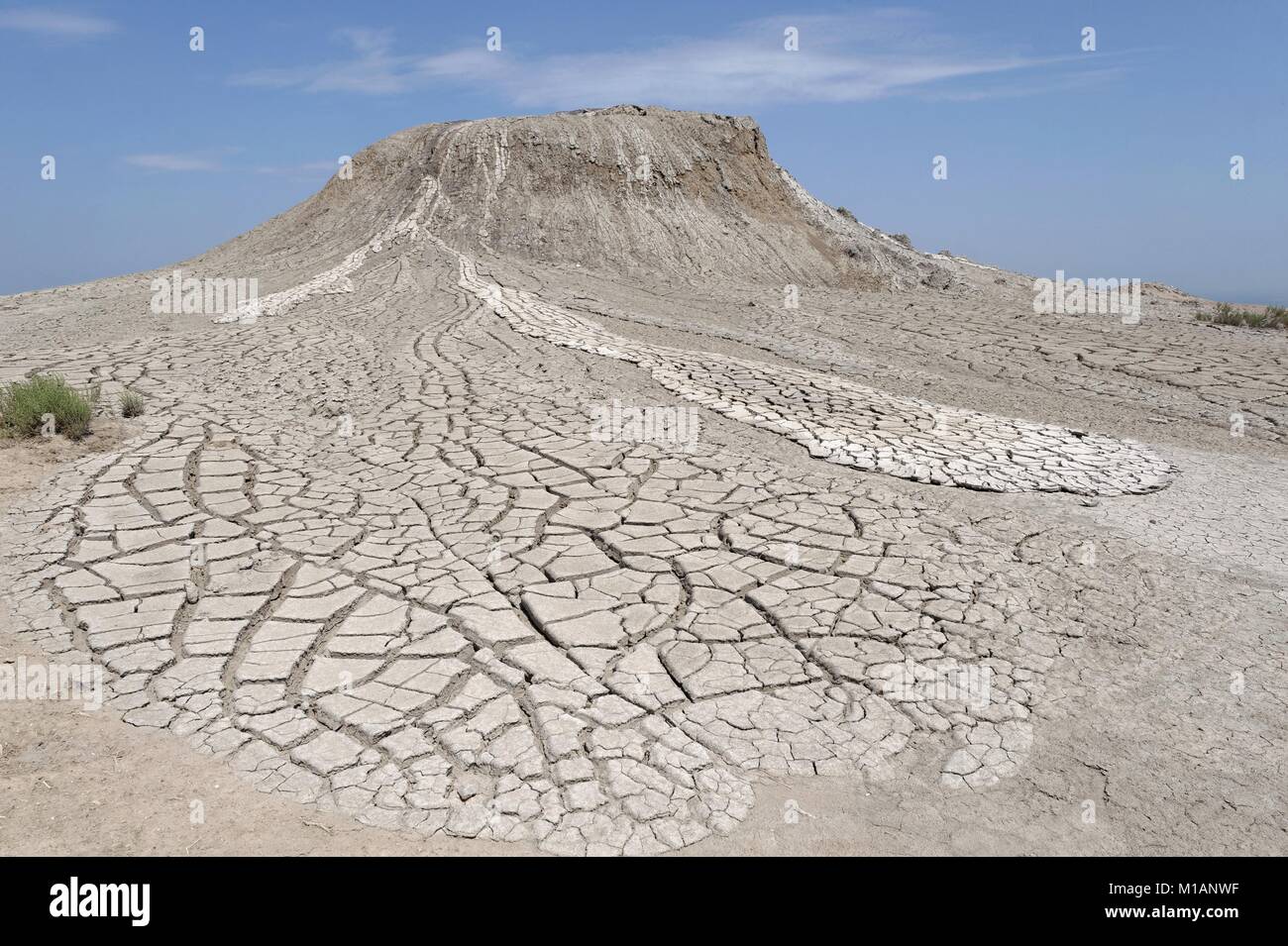 Mud Volcanoes at Gobustan, Azerbaijan, UNESCO world heritage site Stock ...