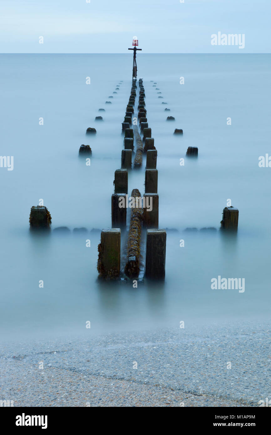 Concrete groynes hi-res stock photography and images - Alamy