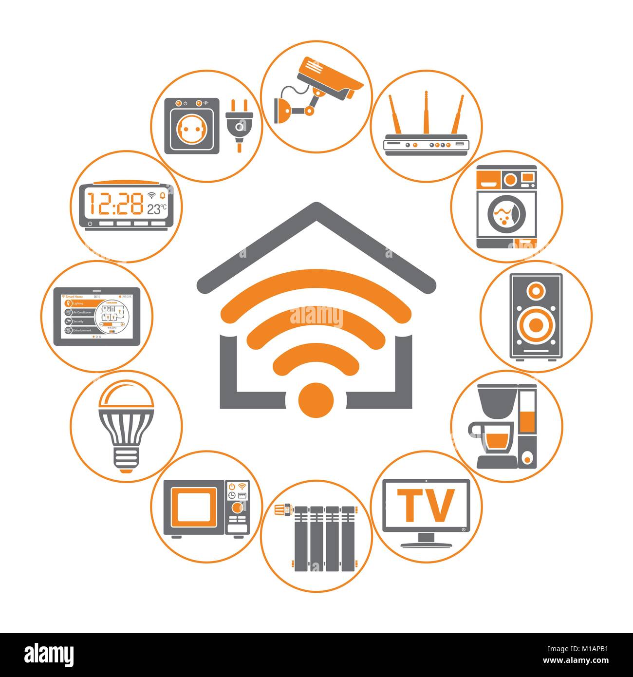 Internet things iot business Cut Out Stock Images & Pictures - Alamy
