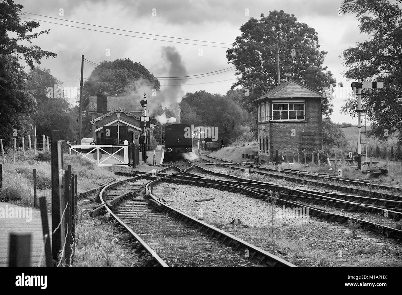 Cranmore railway station Black and White Stock Photos & Images - Alamy