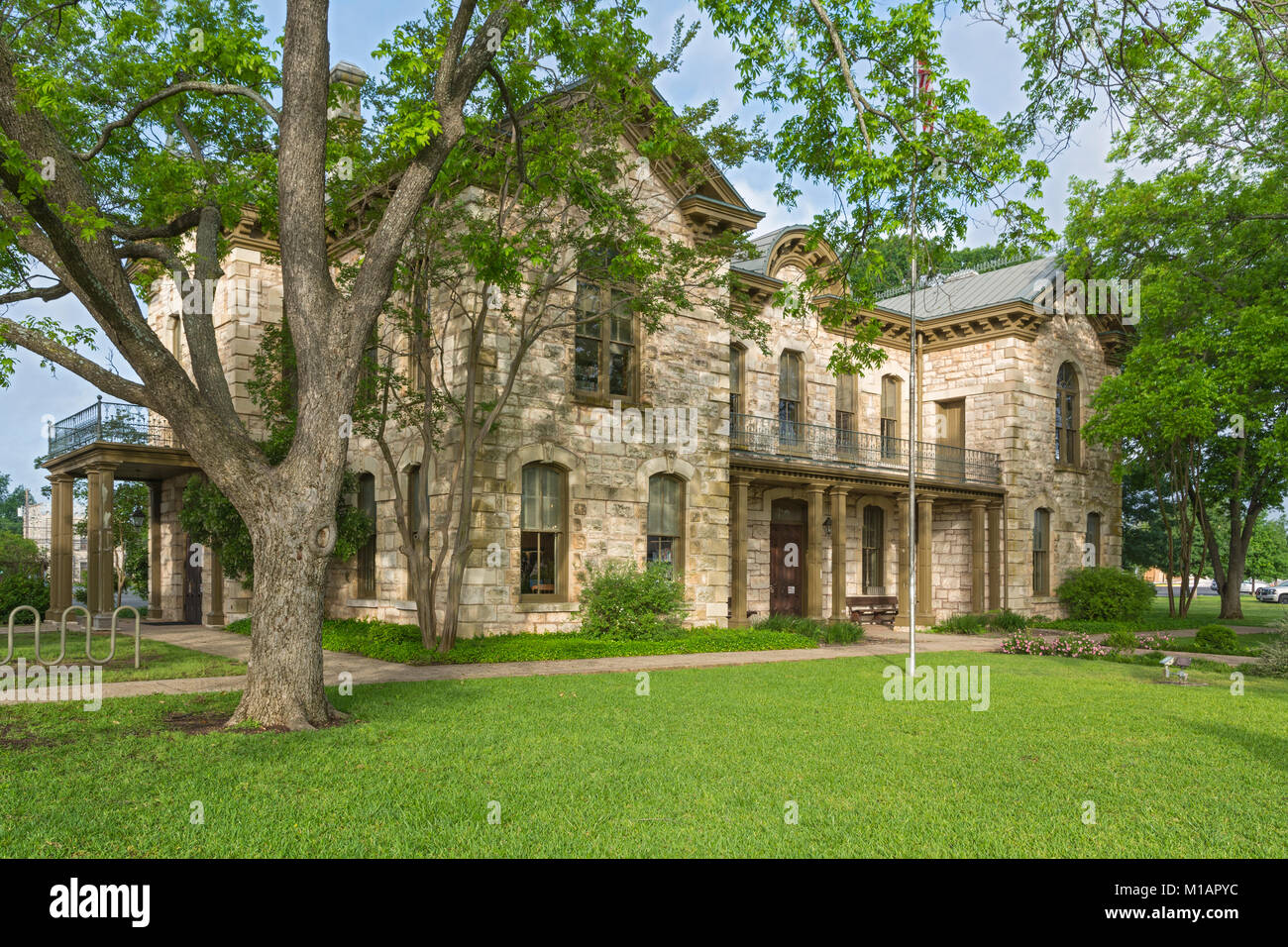 Texas, Hill Country, Fredericksburg, Pioneer Memorial Library, Old ...