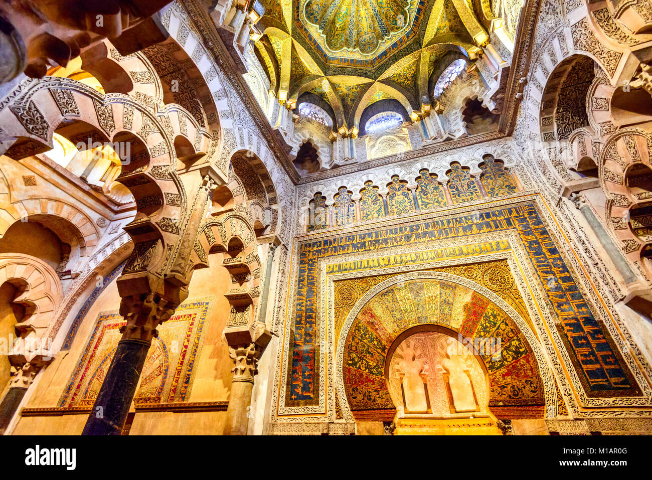 CORDOBA, SPAIN - 11 MAY 2016: Cordoba, Spain, interior of the Great ...