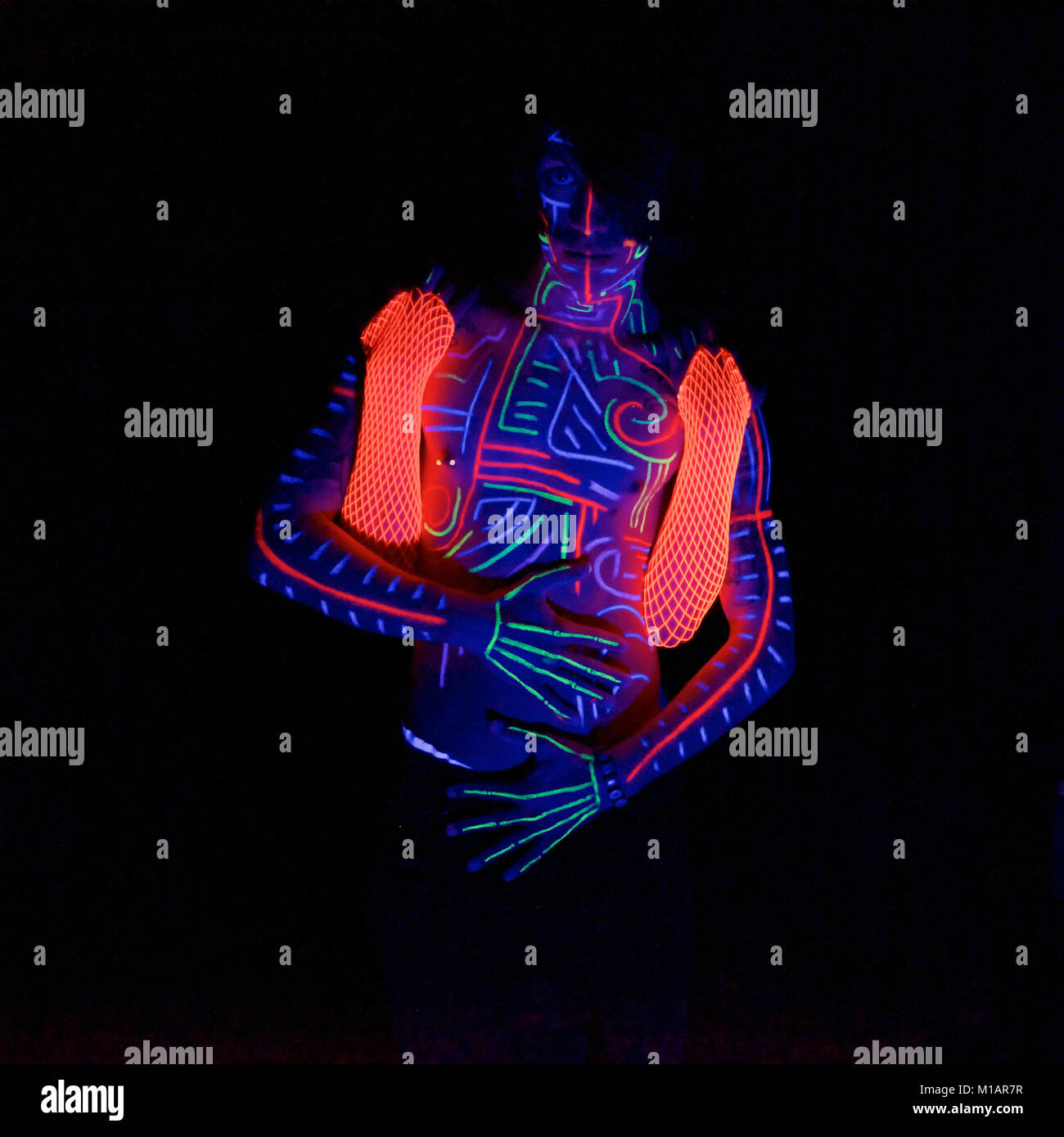 Uv colors hi-res stock photography and images - Alamy