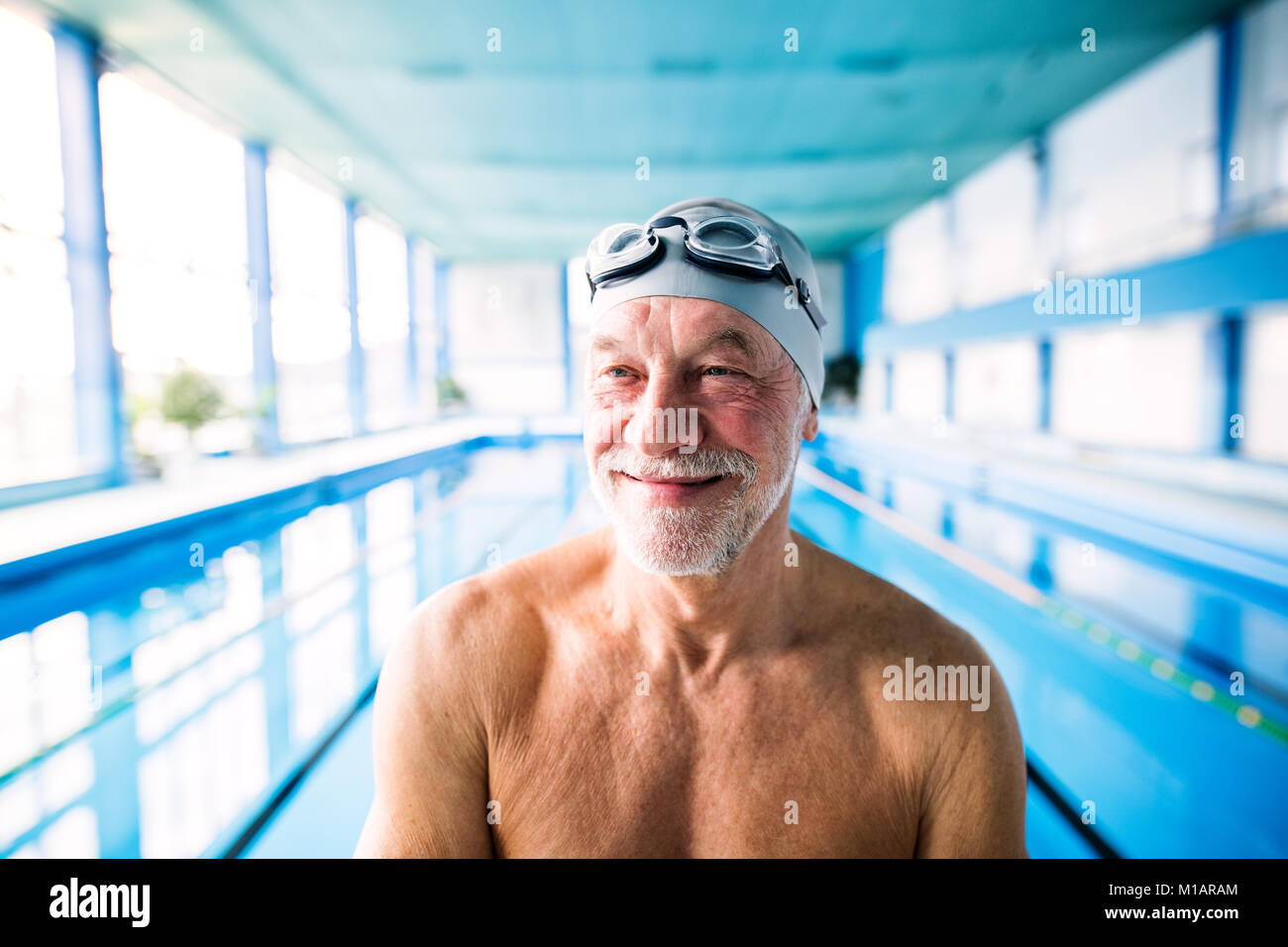 Man standing in pool hi-res stock photography and images - Alamy
