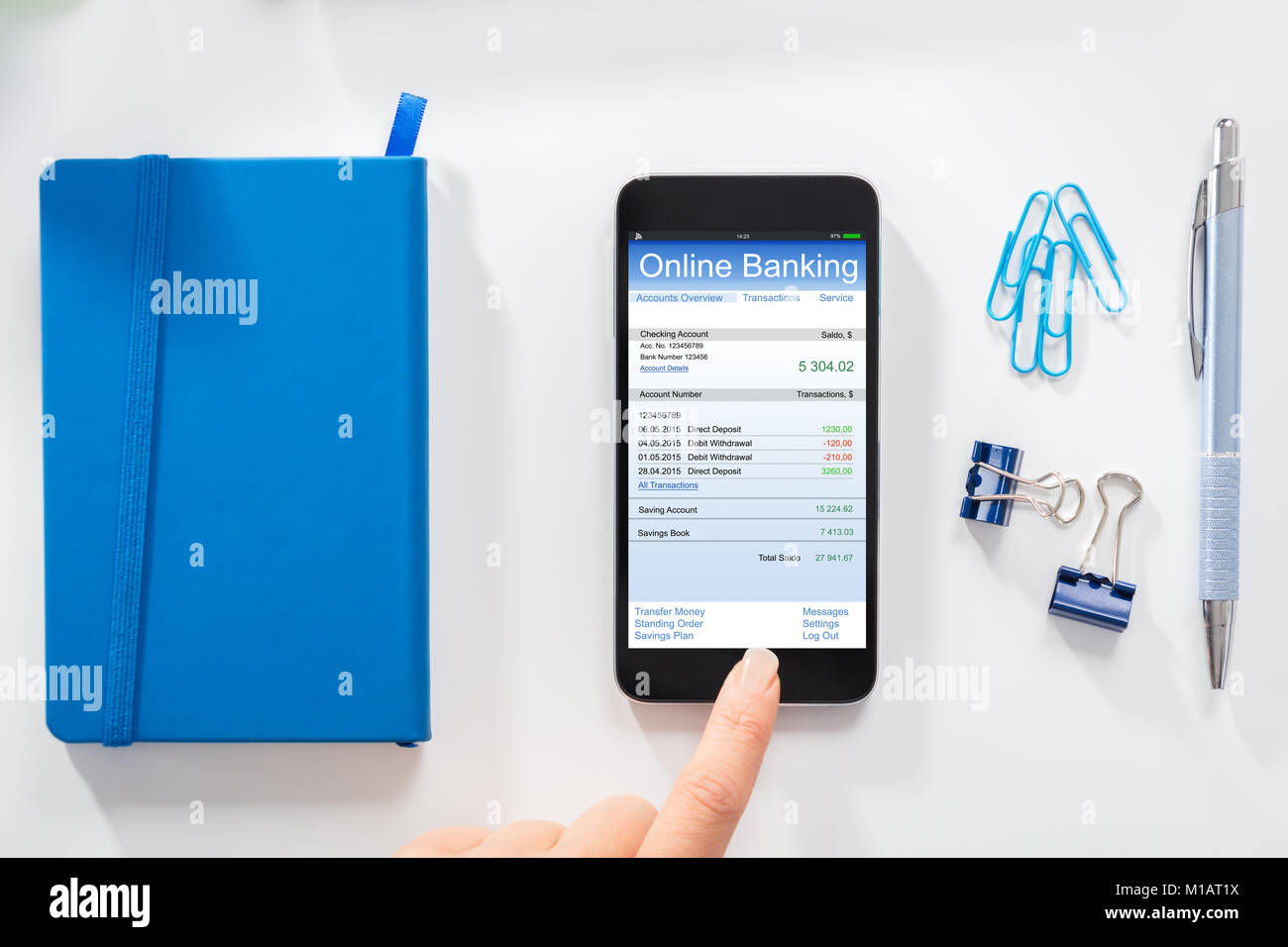 Gadget banking hi-res stock photography and images - Alamy