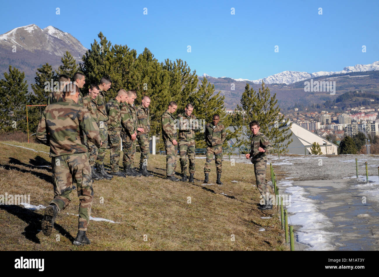 French army training hi-res stock photography and images - Alamy