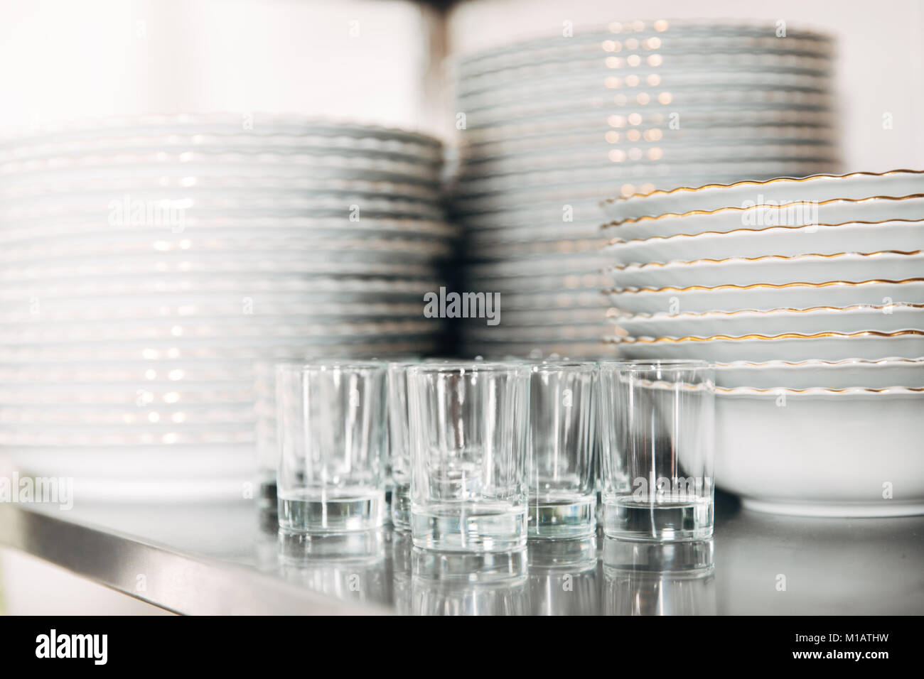 Stacked glasses hi-res stock photography and images - Alamy