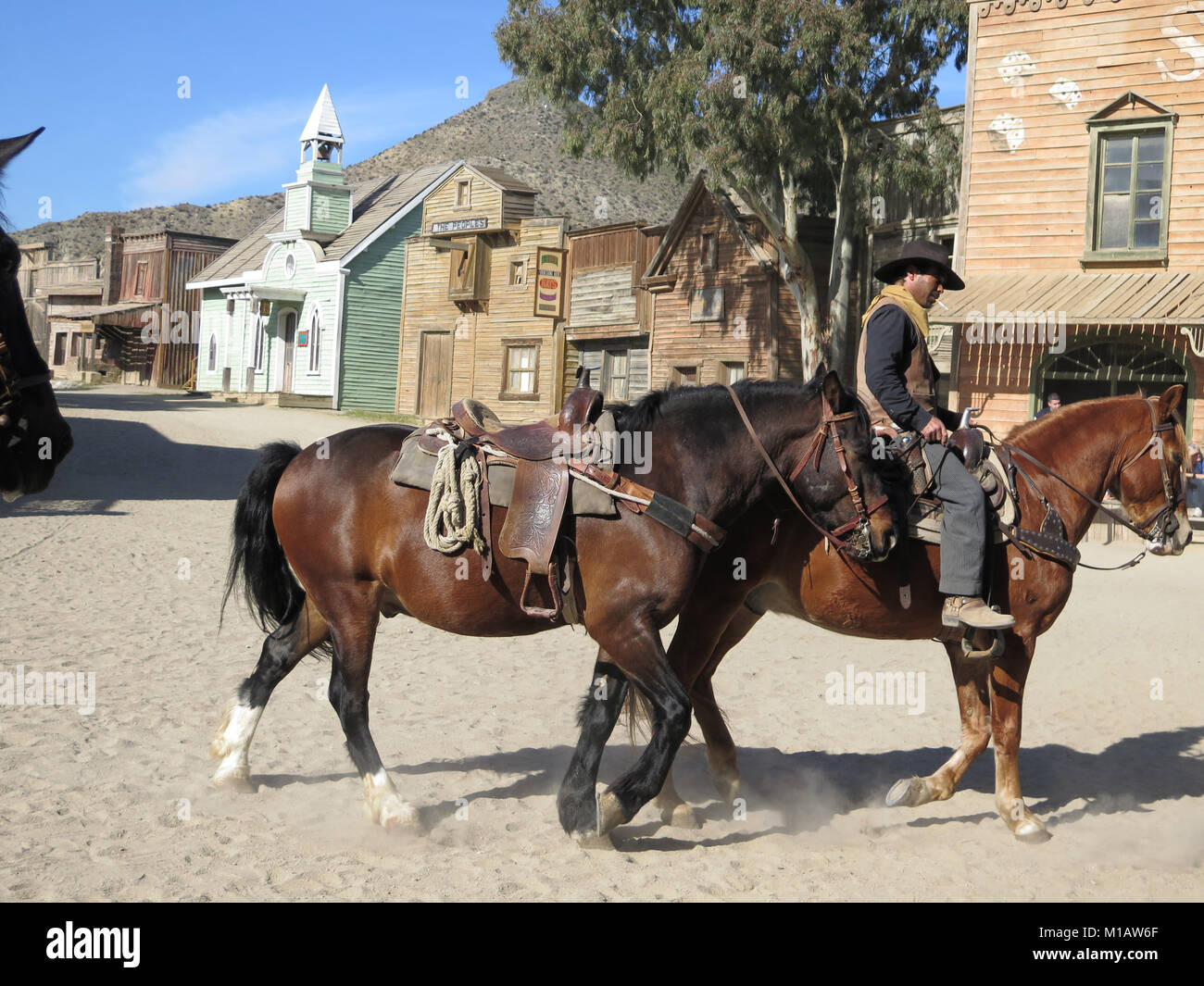 Cowboy film set hi-res stock photography and images - Alamy