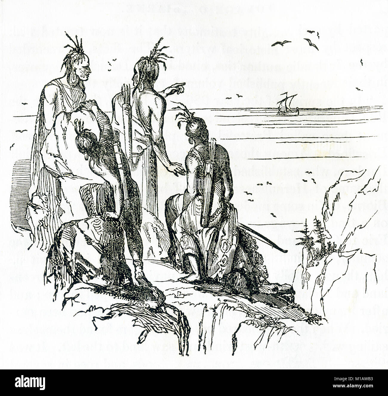 English settlers hi-res stock photography and images - Alamy