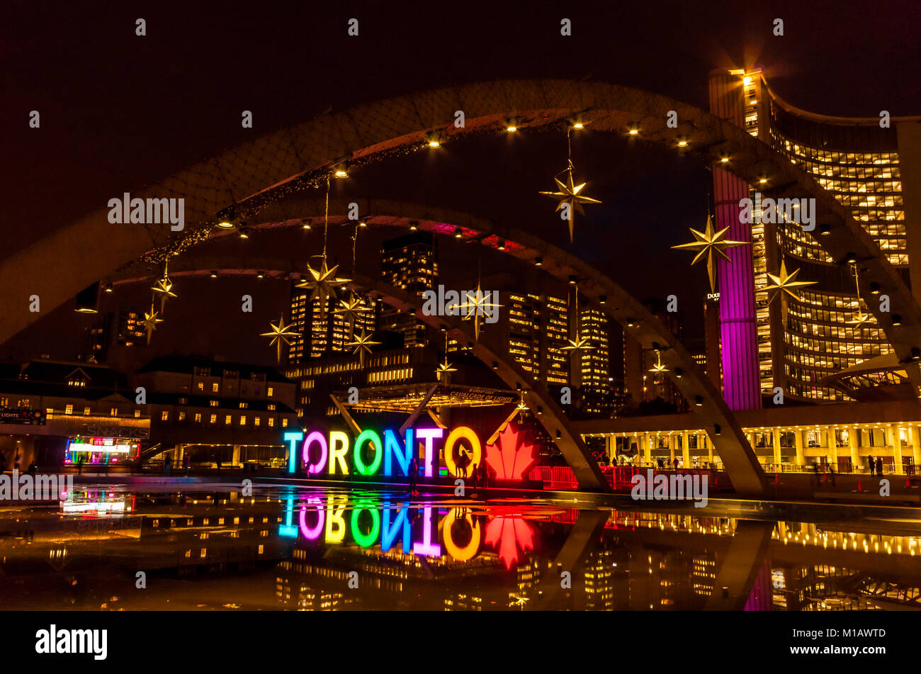 A famous Toronto sign in downtown Toronto Stock Photo - Alamy