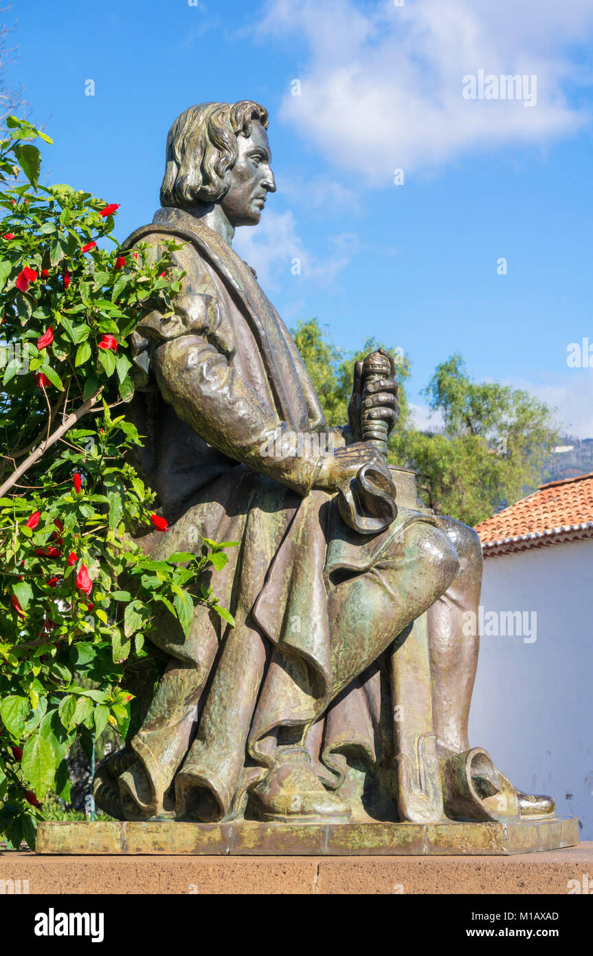Funchal madeira statue hi-res stock photography and images - Alamy