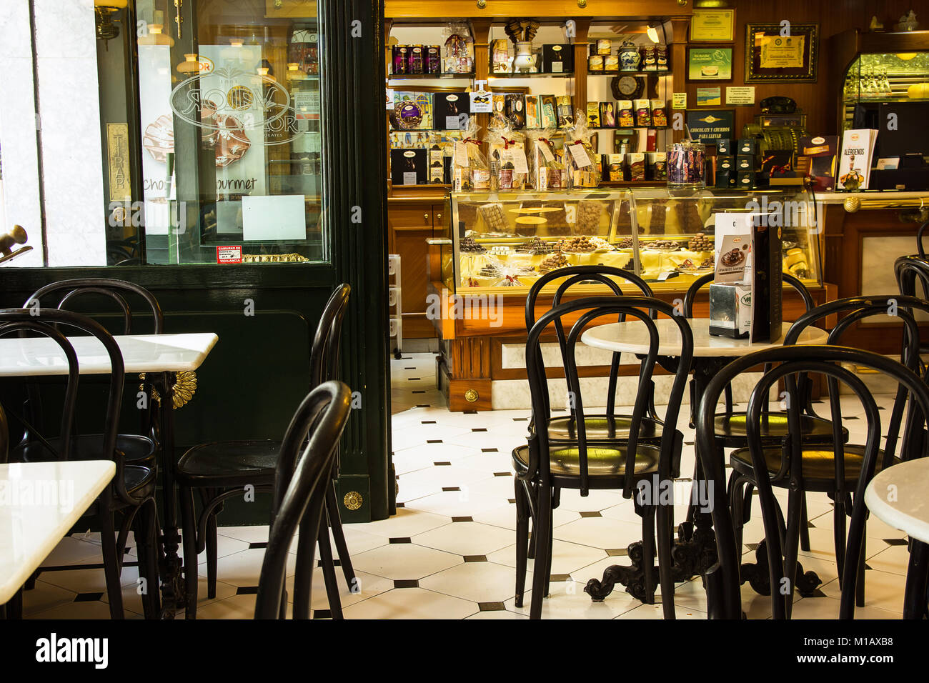 Traditional spanish cafe interior hi-res stock photography and images ...