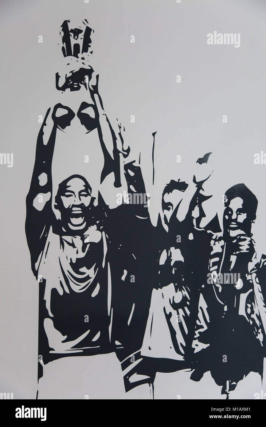 One hand raising trophy hi-res stock photography and images - Alamy