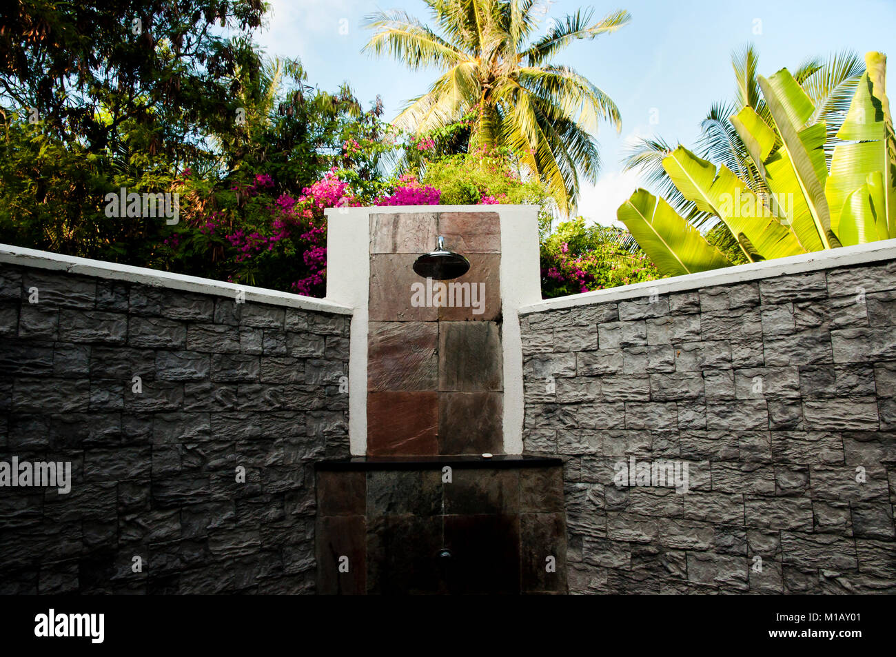 Luxury Resort Bathroom Shower Stock Photo - Alamy