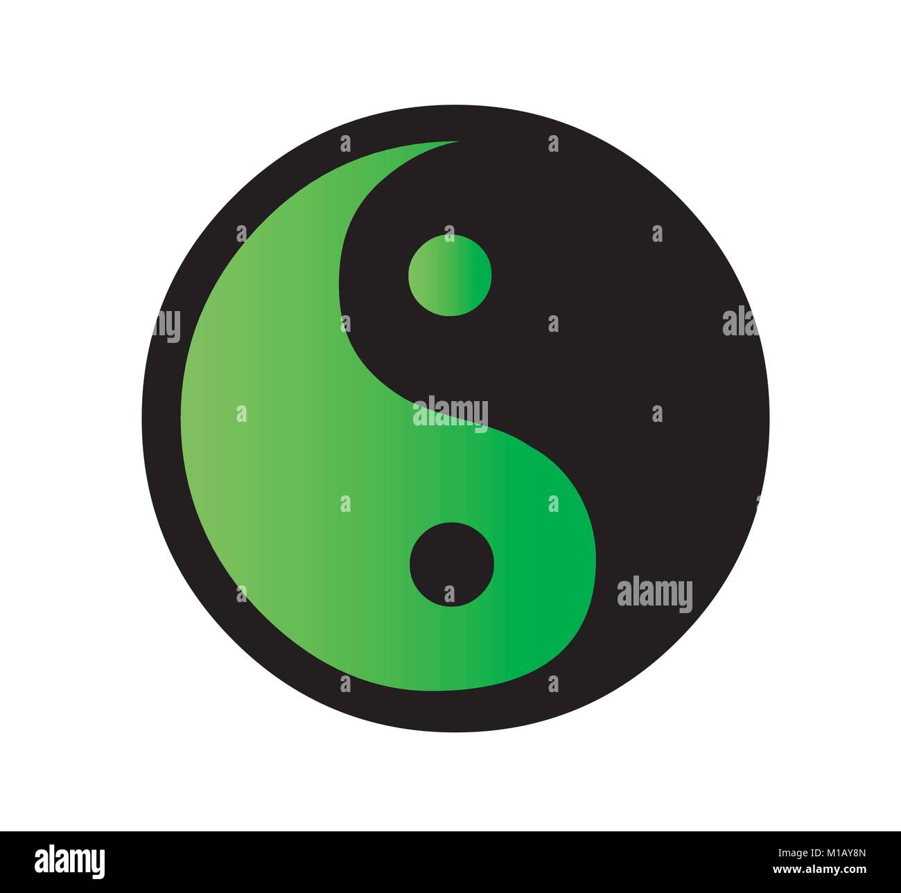 Yin and Yang sign vector Stock Vector Image & Art - Alamy