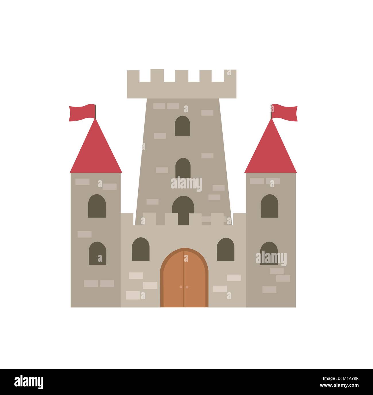 Castle vector illustration Stock Vector Image & Art - Alamy