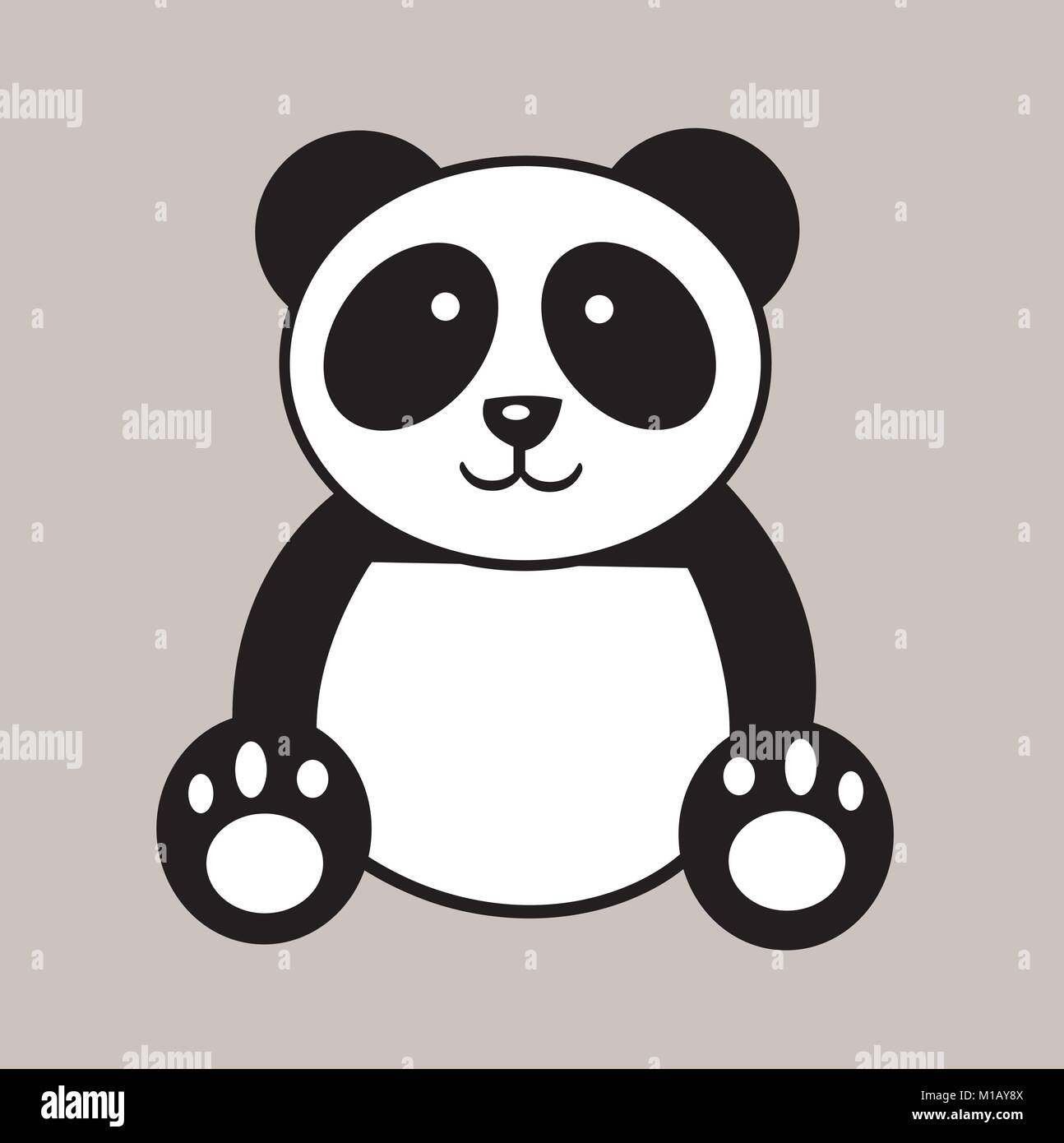 Cute animal panda design Stock Vector Image & Art - Alamy