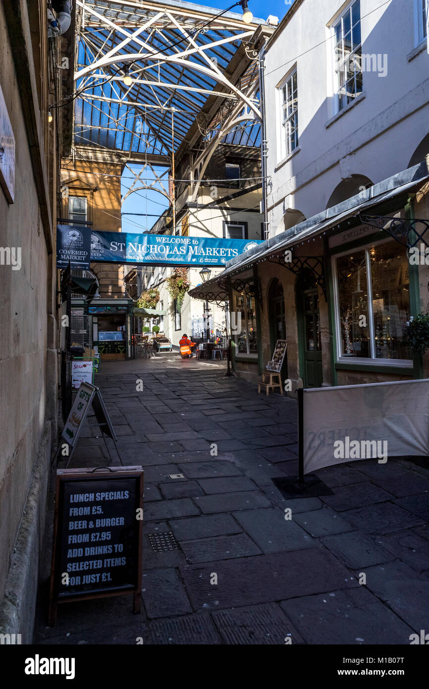All the vibrancy of St Nicholas Market also known as St Nicks, Bristol ...