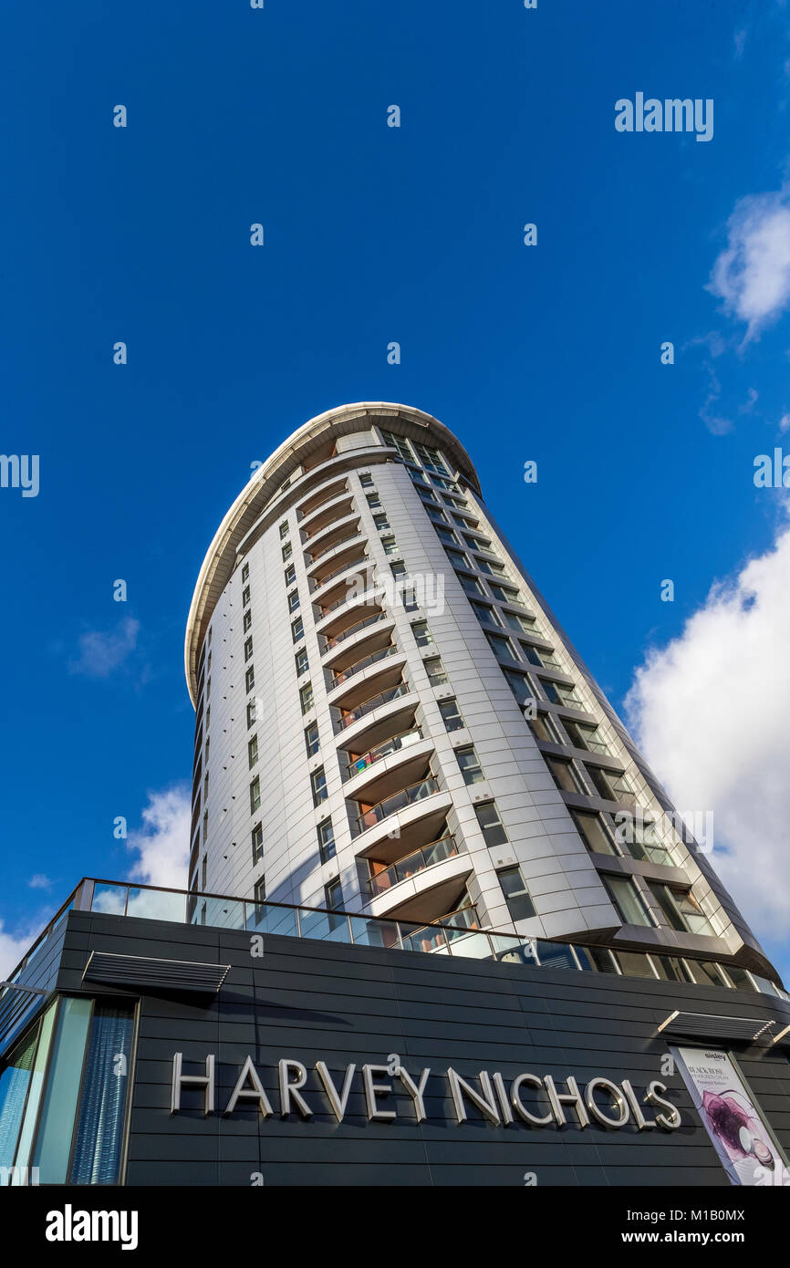 Bristol UK: Eclipse apartments part of the Harvey Nicols building Stock ...