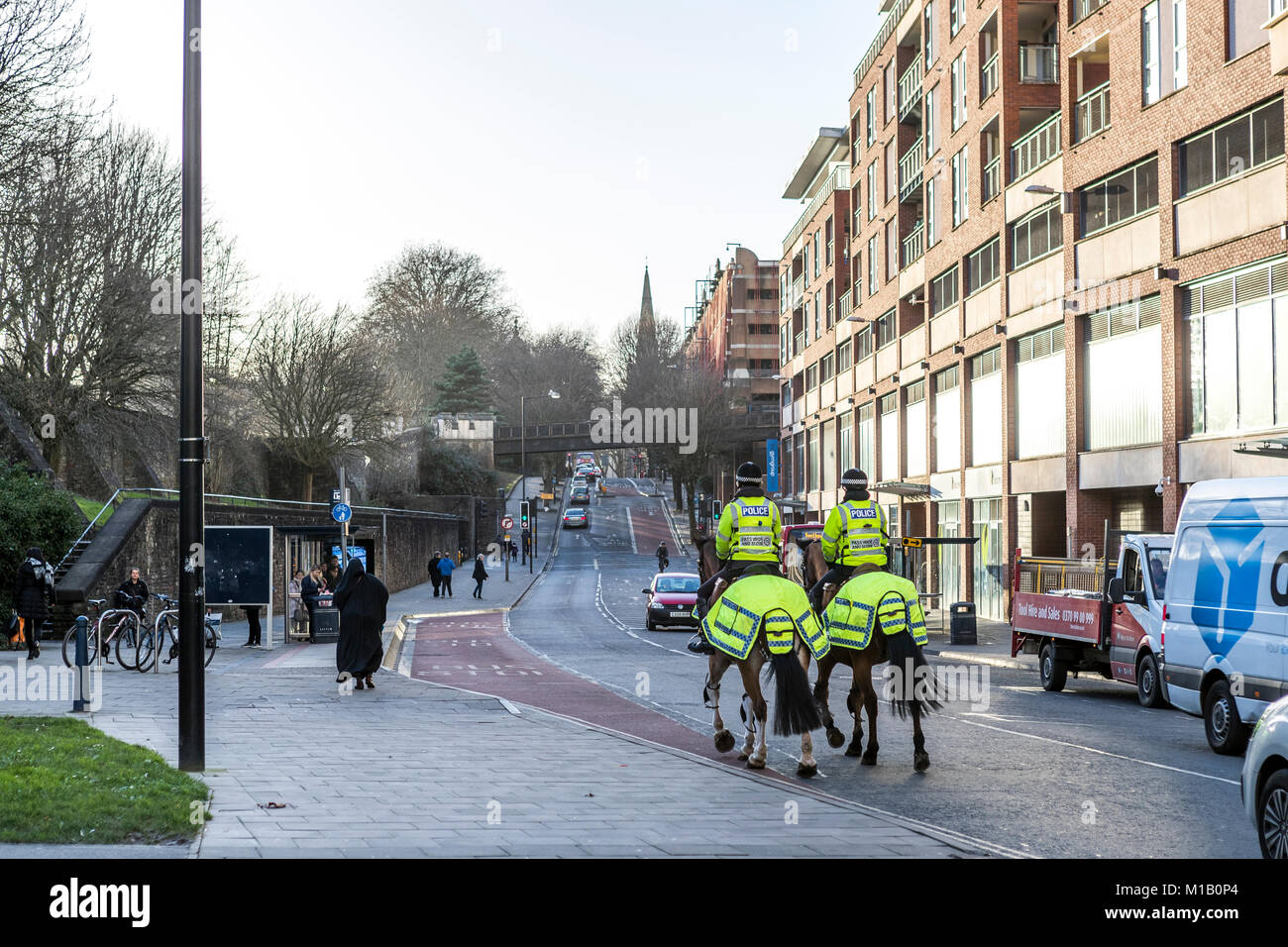 Mounted section avon somerset police hi-res stock photography and ...