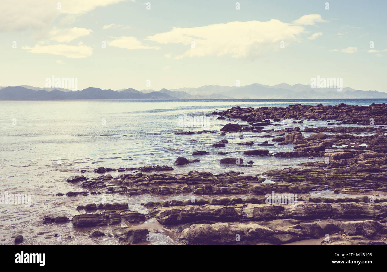 Beautiful tropical Pacific Ocean coast in Costa Rica Stock Photo - Alamy