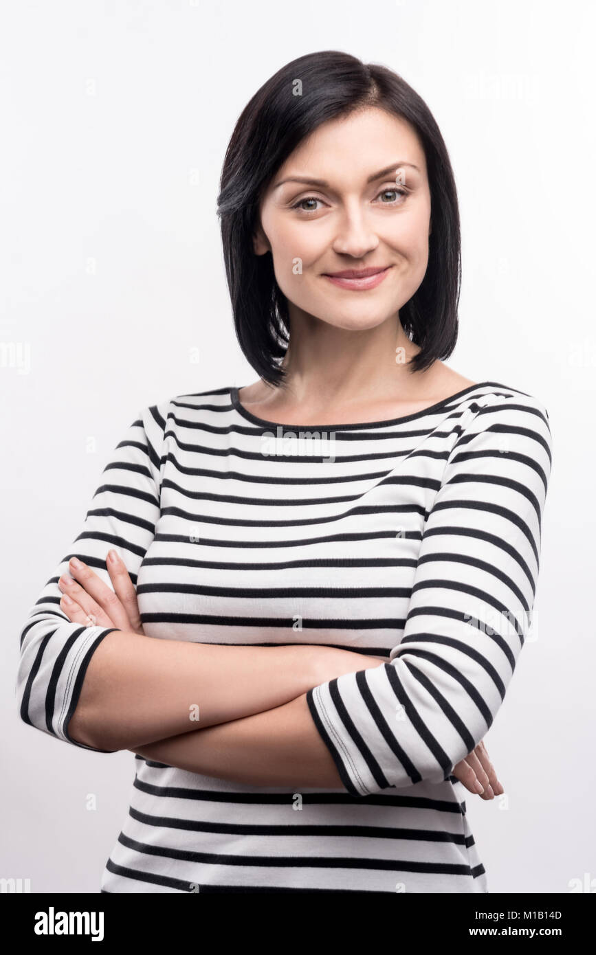 Hands across chest hi-res stock photography and images - Alamy