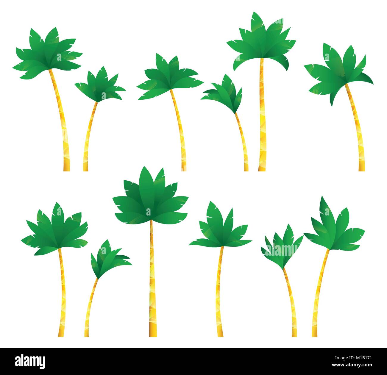 Jungle palm leaf Cut Out Stock Images & Pictures - Alamy