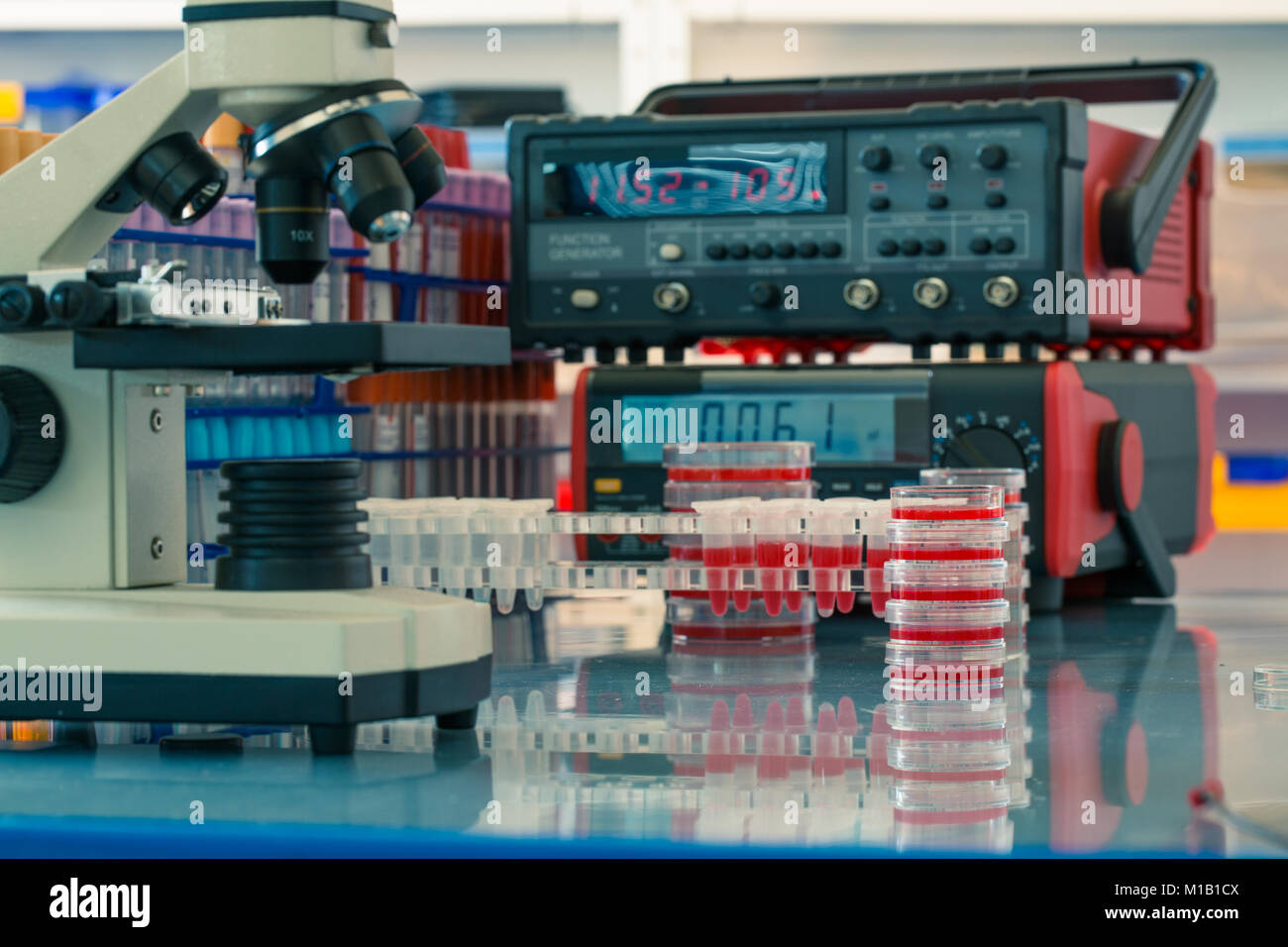 Laboratory of polymer chemistry Stock Photo - Alamy