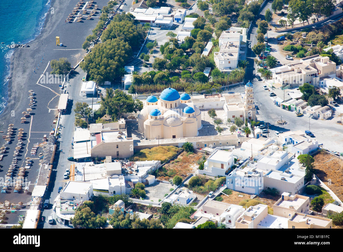 Perissa village hi-res stock photography and images - Alamy