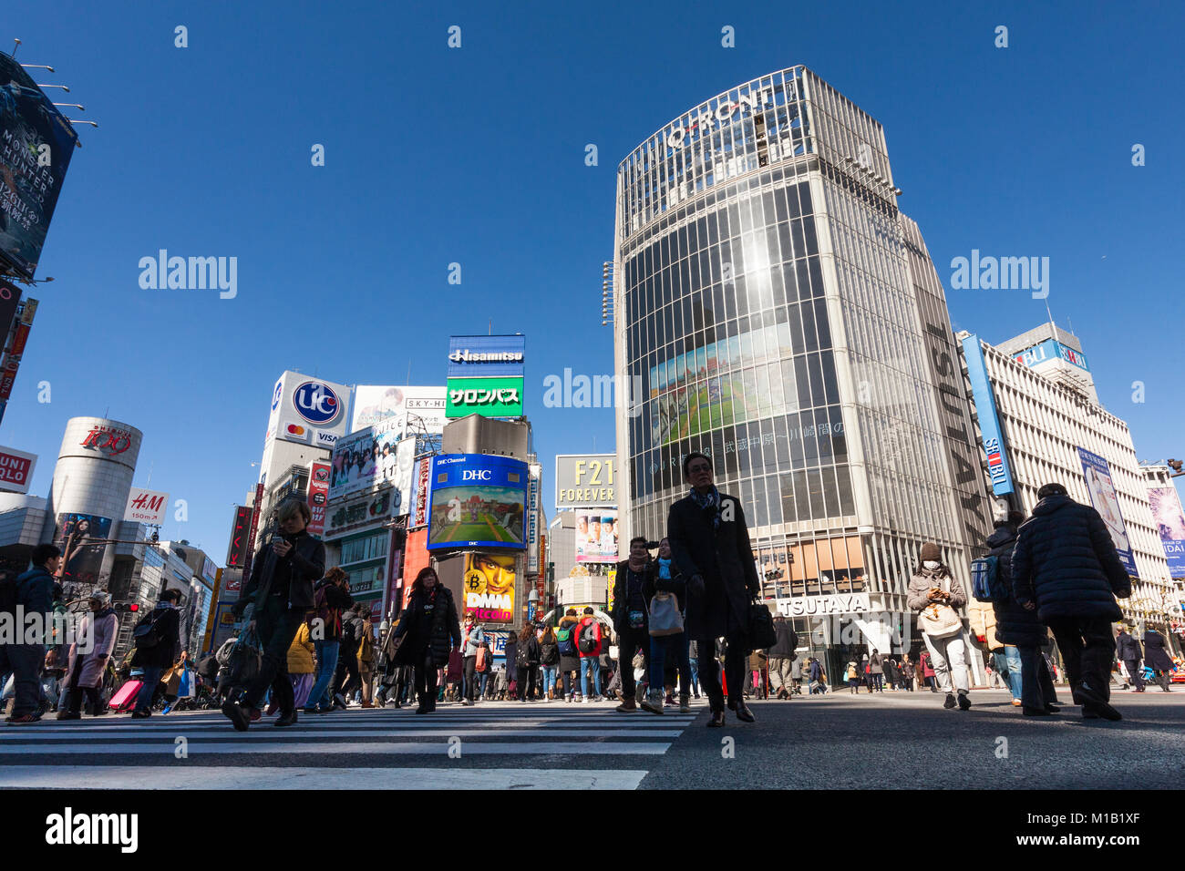 Shibuya Crossing in Tokyo, Japan Stock Photo - Alamy
