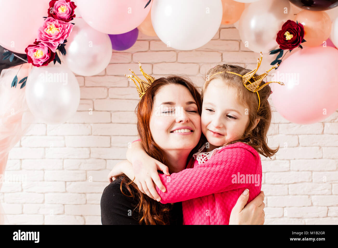The cute little princesses Stock Photo - Alamy