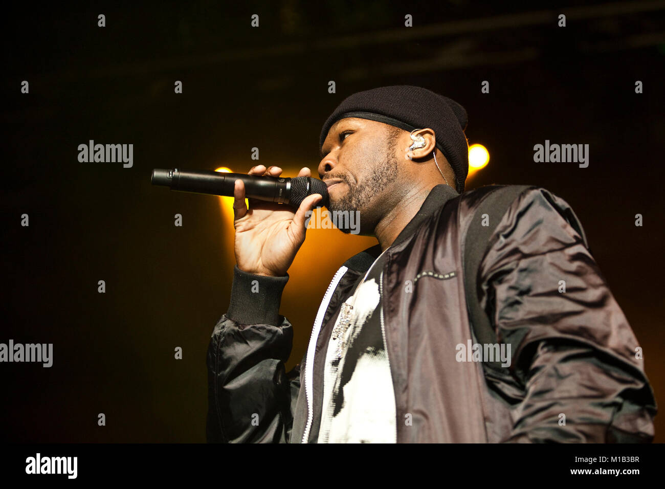 The American rapper, actor and entrepreneur 50 Cent performs a live ...