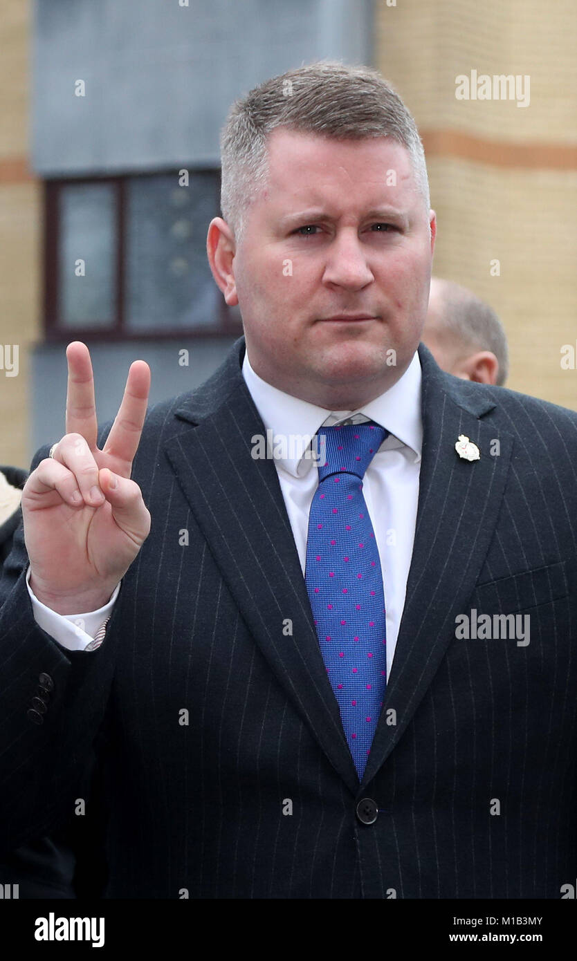 Paul golding jayda fransen hi-res stock photography and images - Alamy