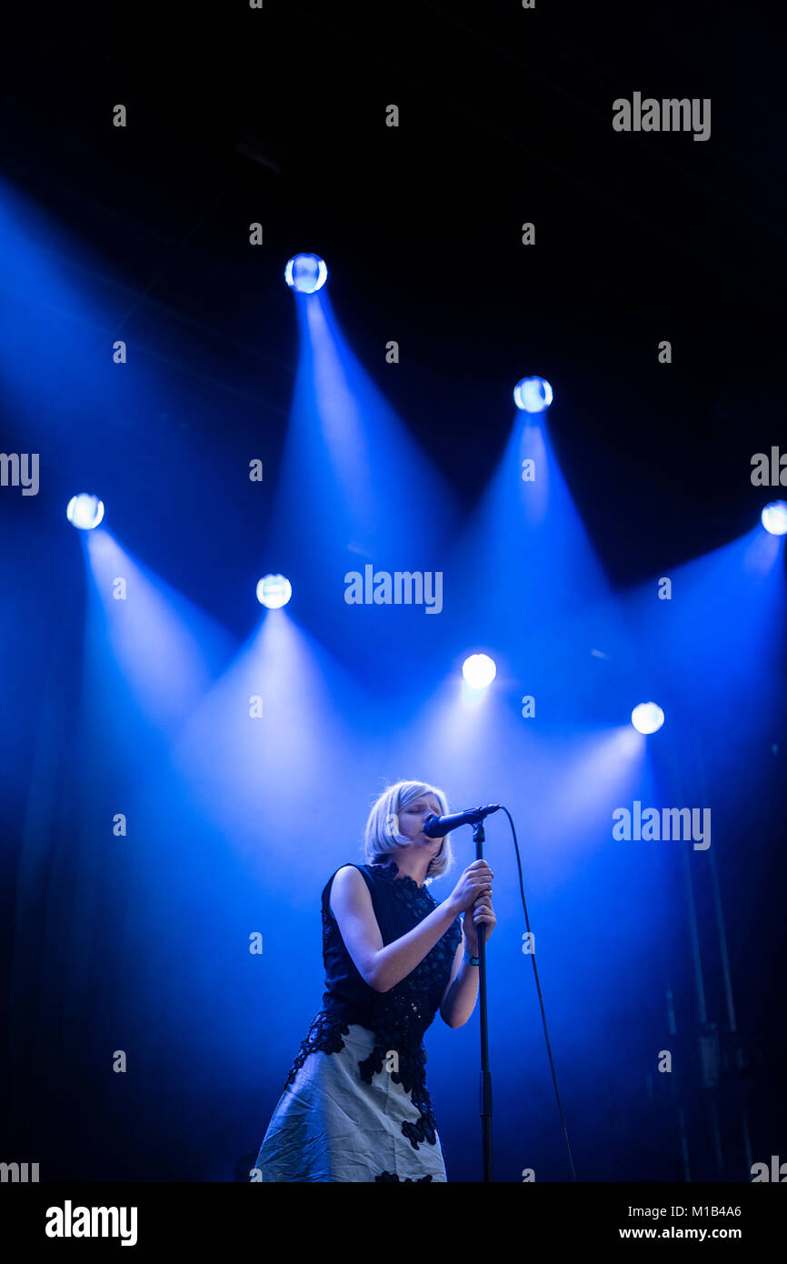 The talented Norwegian singer, musician and songwriter AURORA performs ...