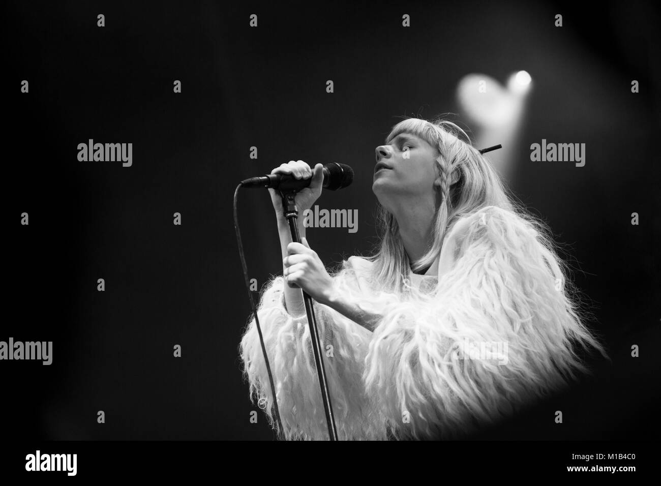 Norway, Bergen – June 17, 2017. The talented Norwegian singer, musician ...