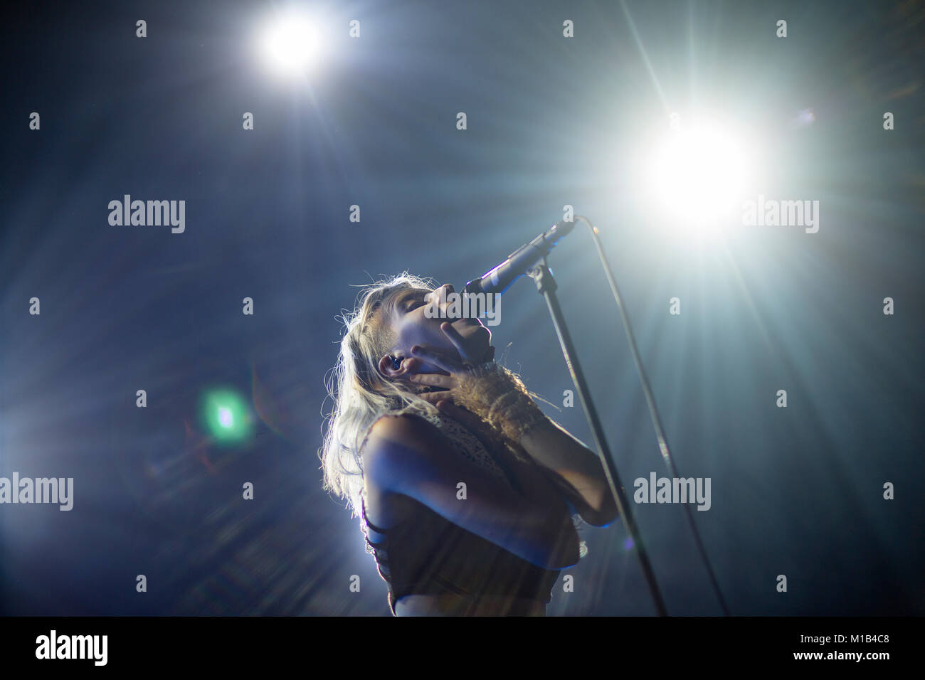 The talented Norwegian singer, musician and songwriter AURORA performs ...