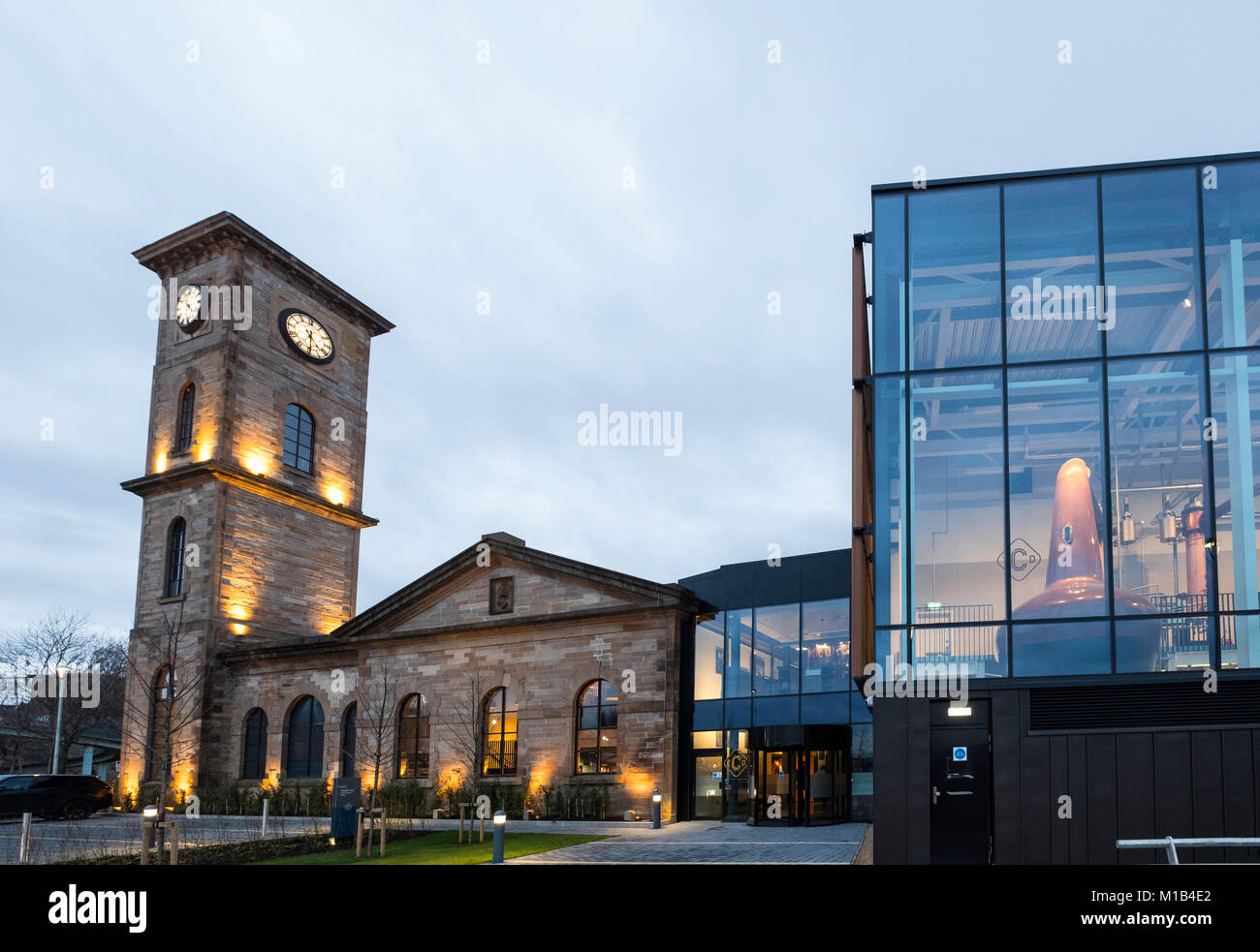 Clydeside single malt scotch whisky distillery hi-res stock photography ...