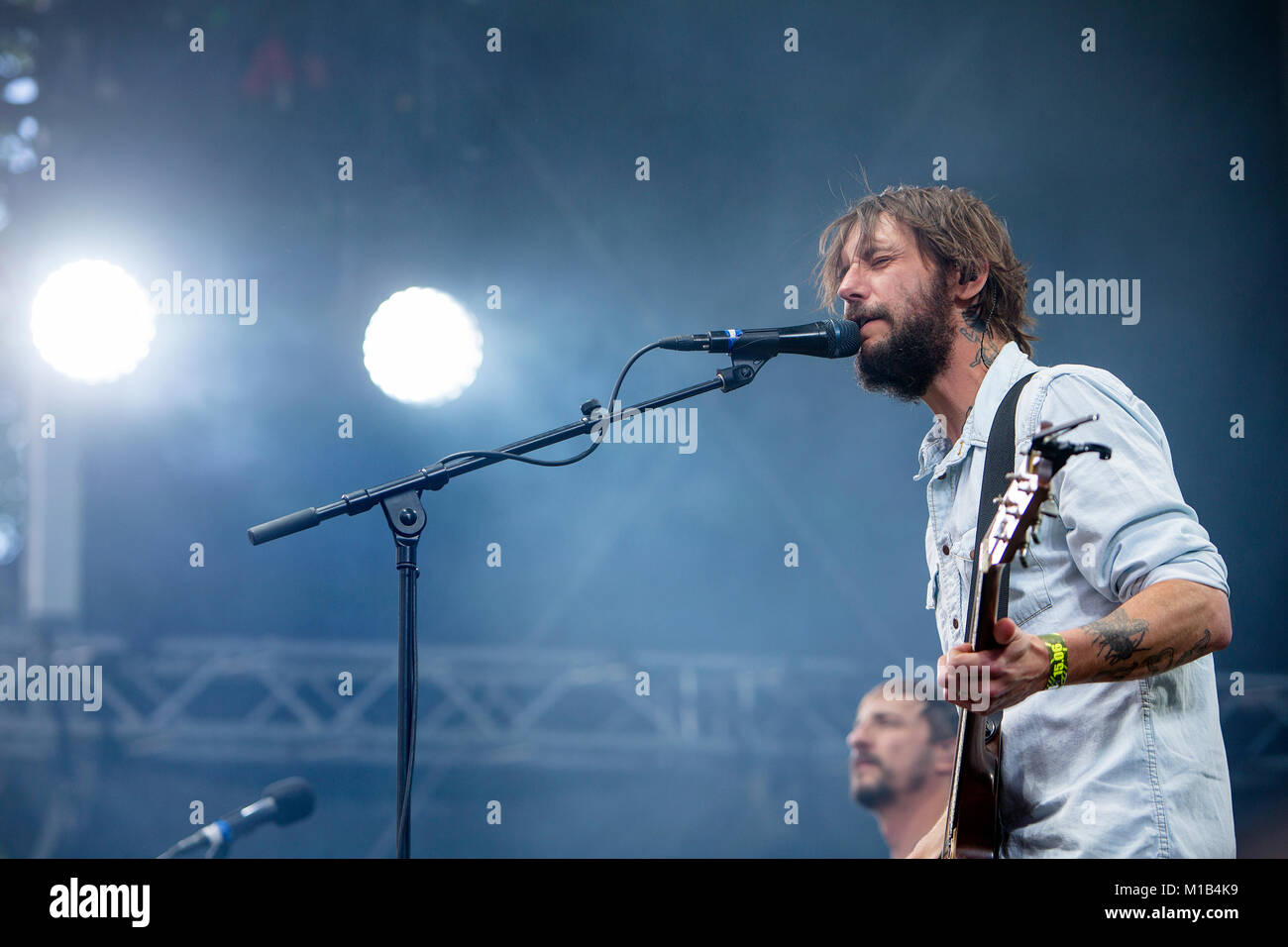 The American rock band Band of Horses performs a live concert at the ...