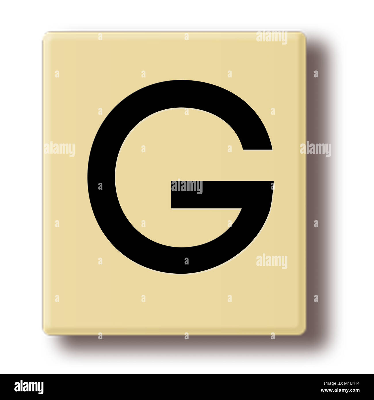 Letter scrabble g Cut Out Stock Images & Pictures - Alamy