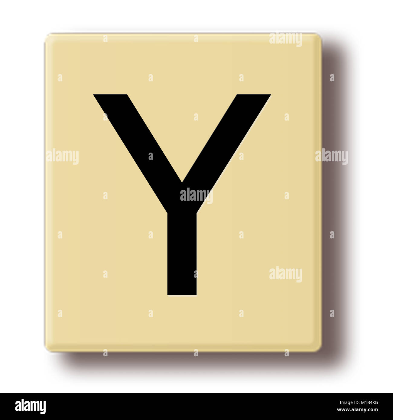 Letter scrabble y hi-res stock photography and images - Alamy