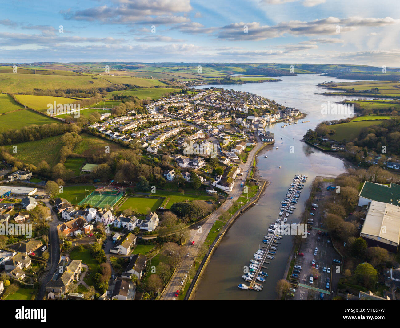 Aerial Devon Coastline Uk High Resolution Stock Photography and Images ...