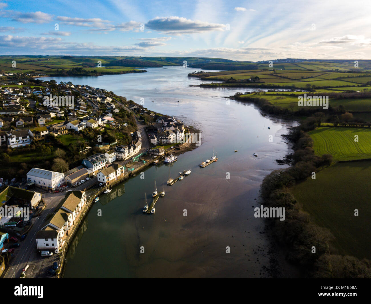 Aerial Devon Coastline Uk High Resolution Stock Photography and Images ...