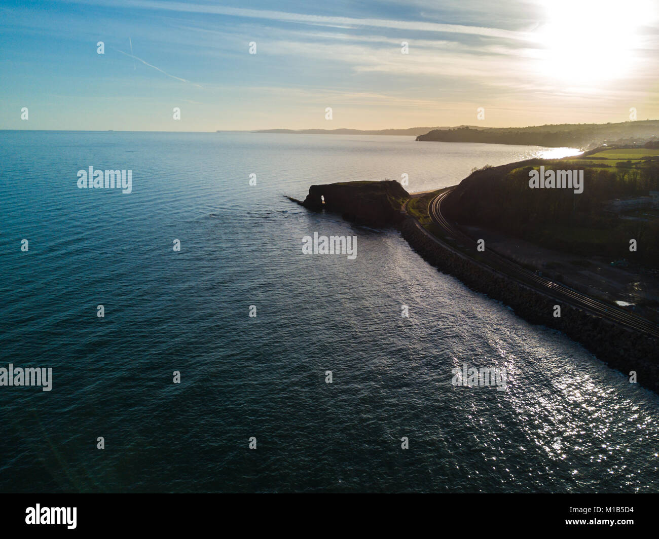 Red rock beach dawlish devon hi-res stock photography and images - Alamy