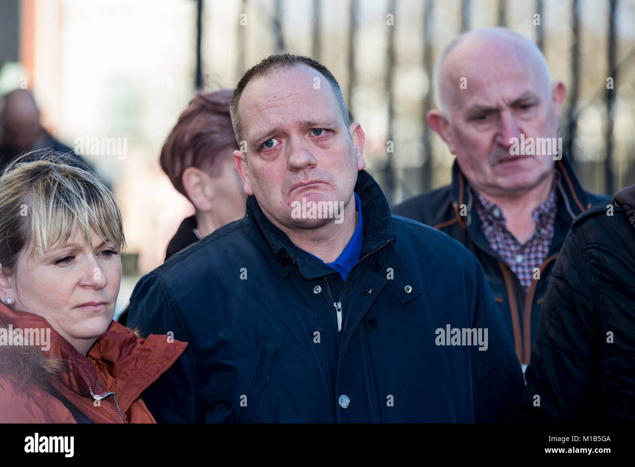 Aaron McCone (son of John Harbinson, centre), and Joe Convie (father of ...