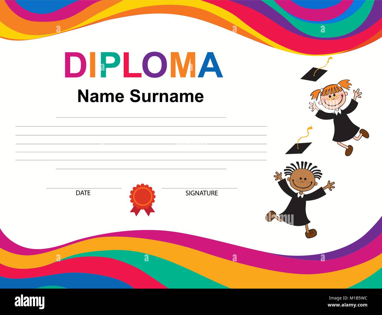 Graduation Background Designs For Kids