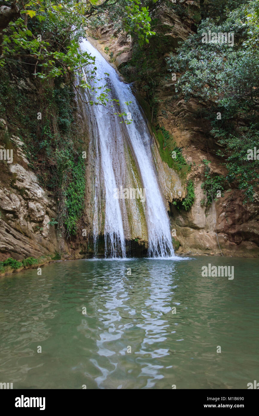 Neda waterfall, Greece Stock Photo - Alamy