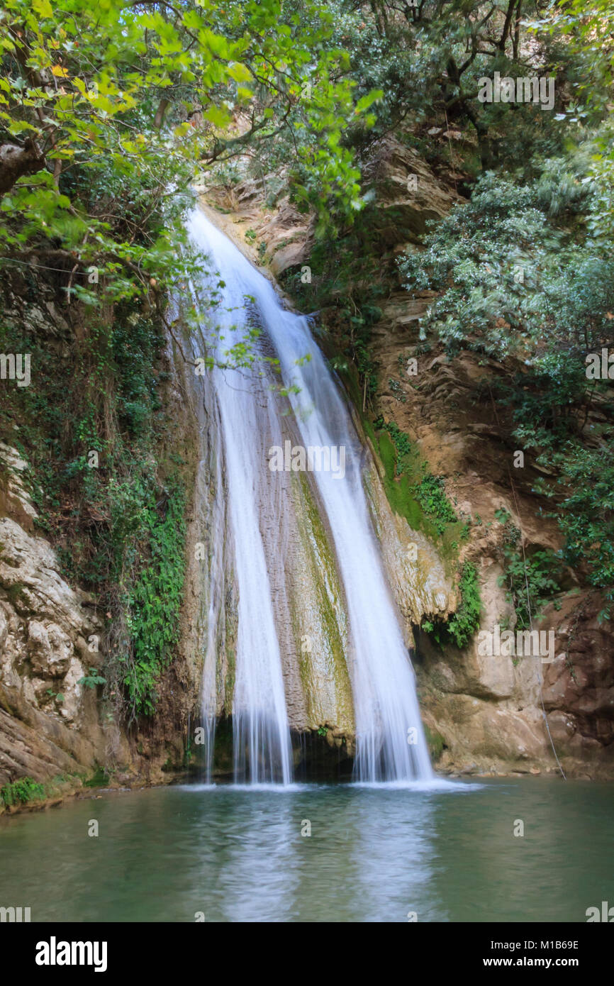 Neda waterfall, Greece Stock Photo - Alamy