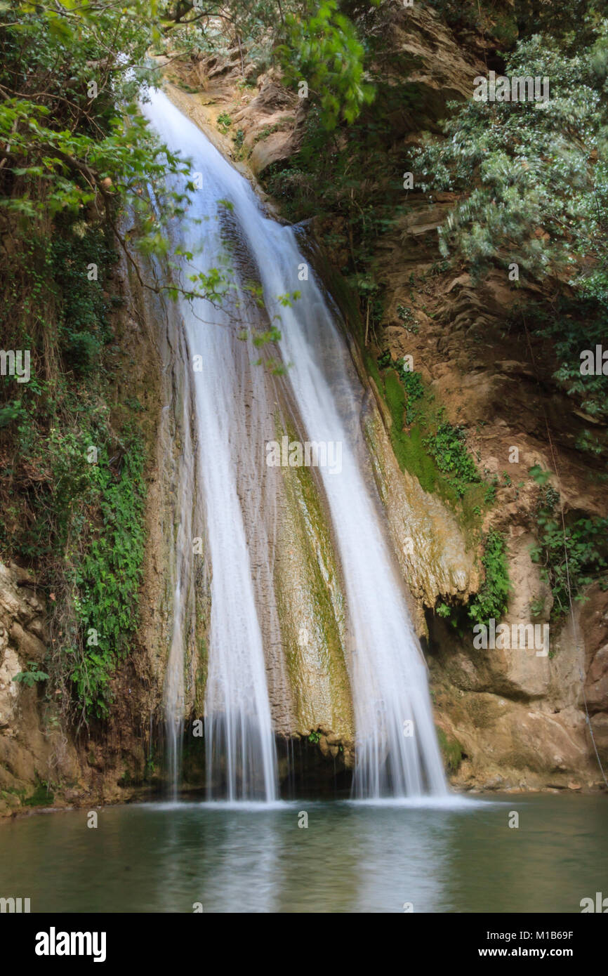 Neda waterfall, Greece Stock Photo - Alamy